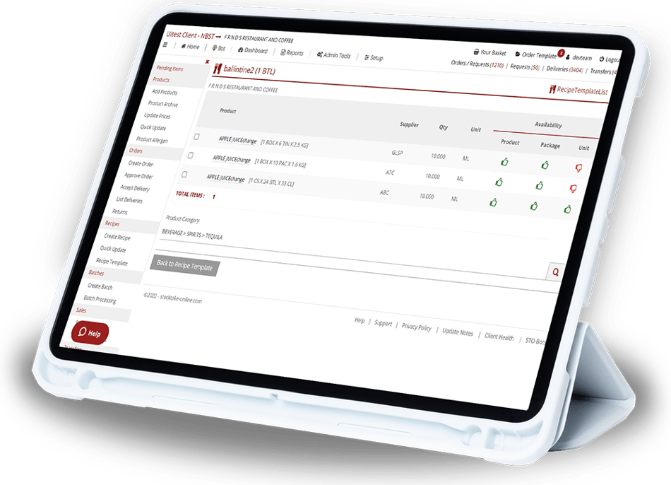 Recipe Management Software for Restaurants Operators & Safe